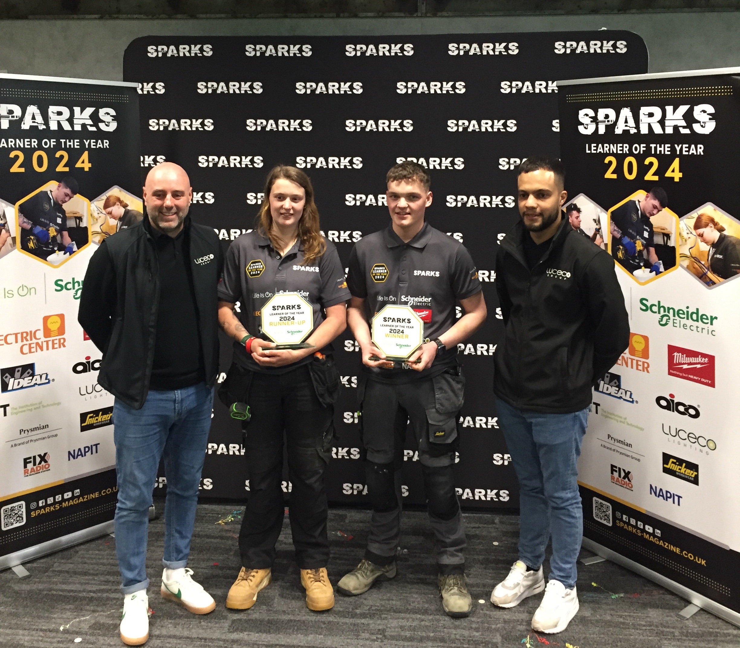 Luceco Group celebrates Sparks Learner of the Year 2024 - A1 Lighting ...