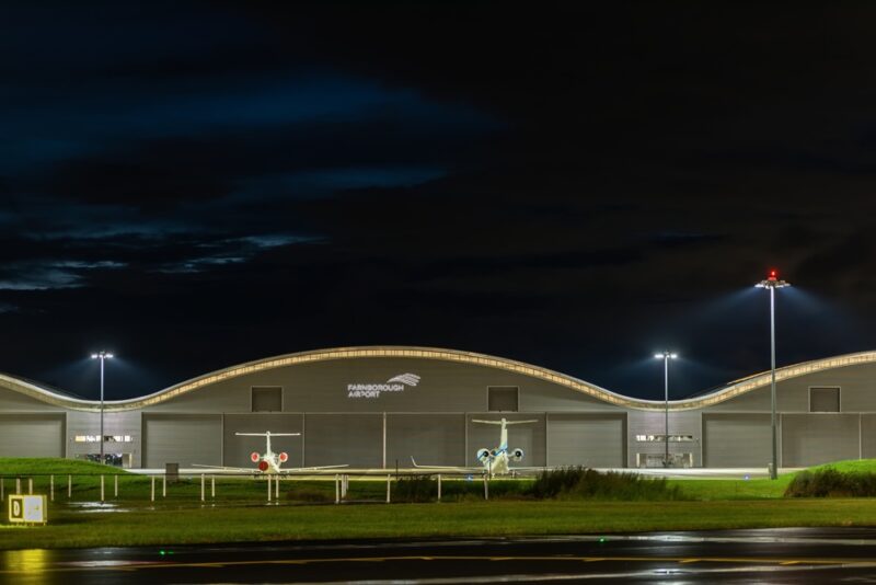 CU Phosco delivers a high mast lighting solution for Farnborough ...
